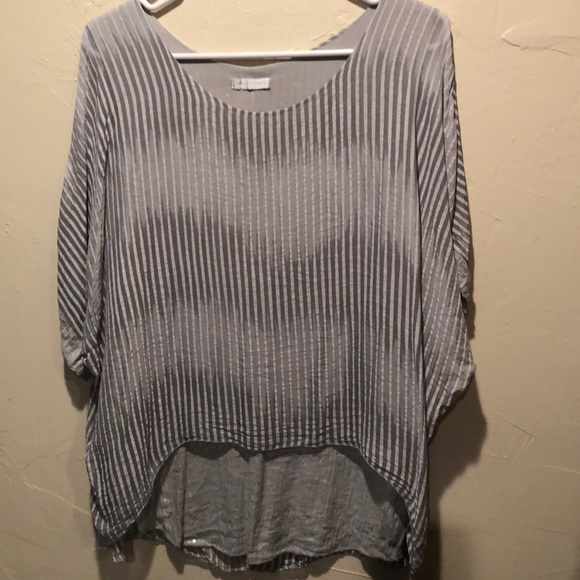 M Made In Italy | Tops | Made In Italy Fine Silk Blouse Size L | Poshmark